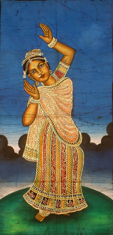 A Lady Dancer | Exotic India Art