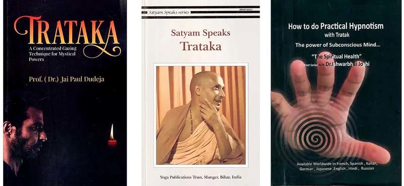 Books on Trataka (Set of 3 Books) | Exotic India Art