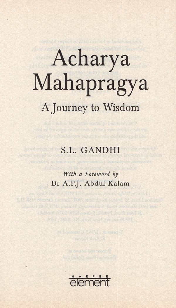 Acharya Mahapragya: A Journey to Wisdom | Exotic India Art