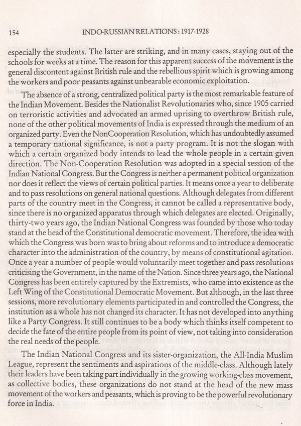 Indo-Russian Relations: 1917-1947 (An Old and Rare Book in Part 1 ...