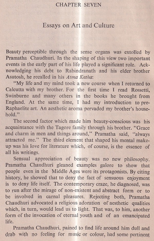 Pramatha Chaudhuri- Makers of Indian Literature (An Old And Rare Book ...