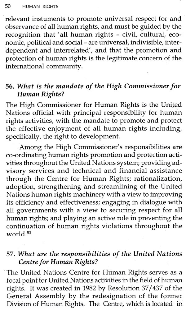 Human Rights - Questions and Answers | Exotic India Art