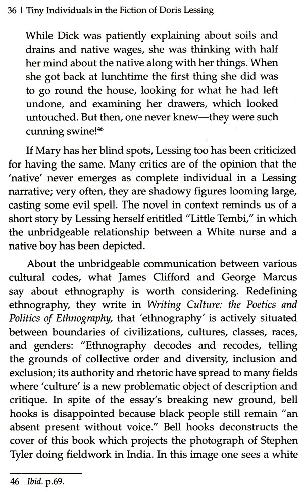 Tiny Individuals In The Fiction Of Doris Lessing | Exotic India Art