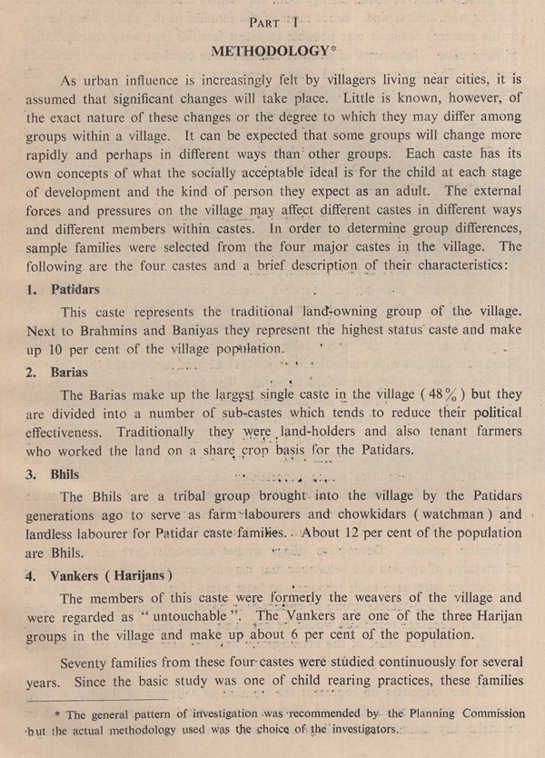 Social Change and Perception of Change in Child Rearing Practices in a ...