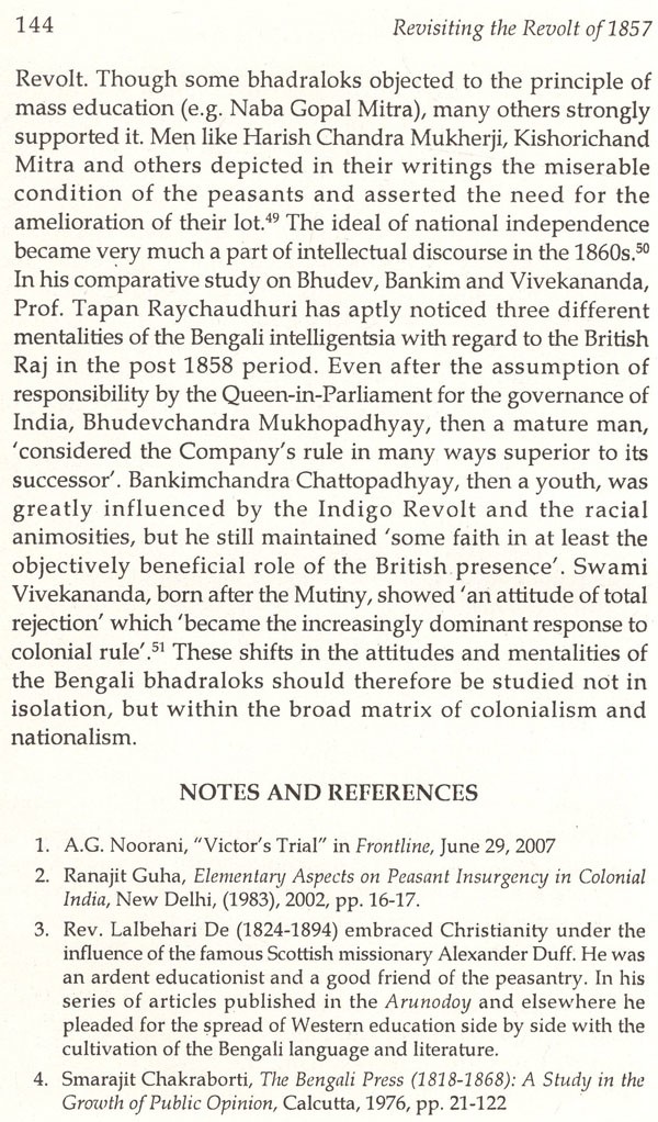 Revisiting The Revolt of 1857 (An Old & Rare Book) | Exotic India Art