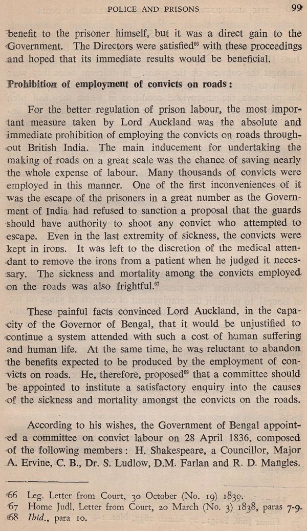 The Administration of Lord Auckland in India, 1836-42 (An Old and Rare ...