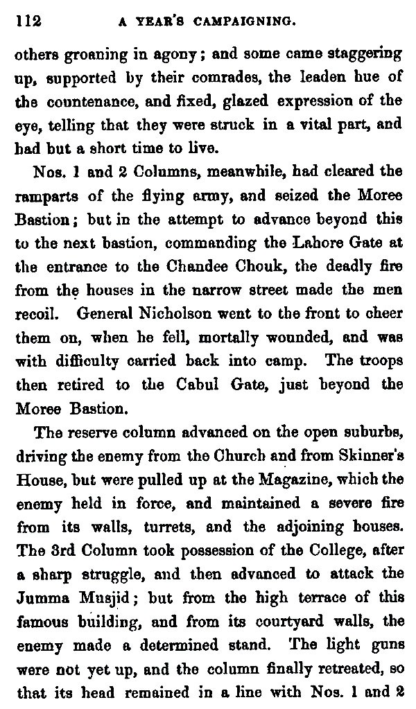 A Year's Campaigning In India: From March, 1857 To March, 1858 | Exotic ...