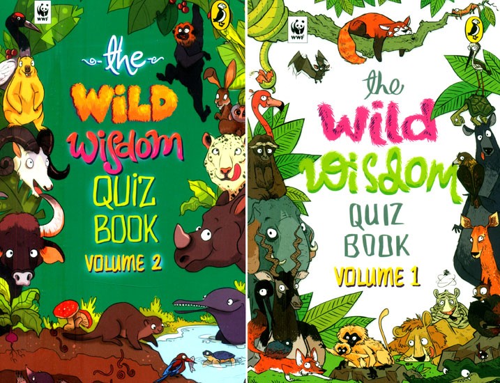The Wild Wisdom- Quiz Book (Set of 2 Volumes) | Exotic India Art