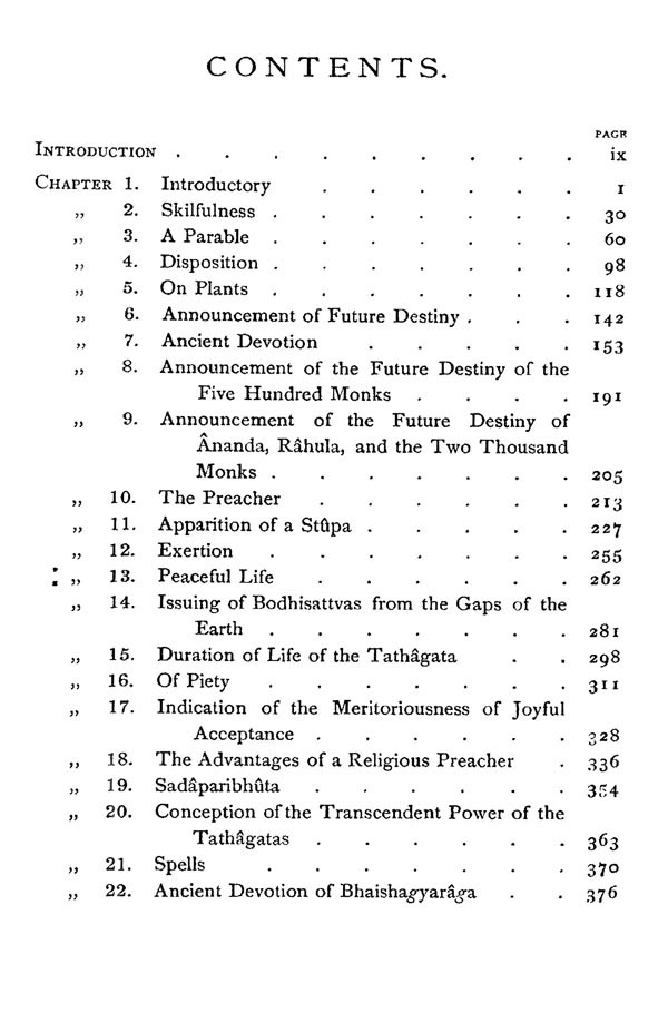 The Saddharma- Pundarika or The Lotus of The True Law | Exotic India Art