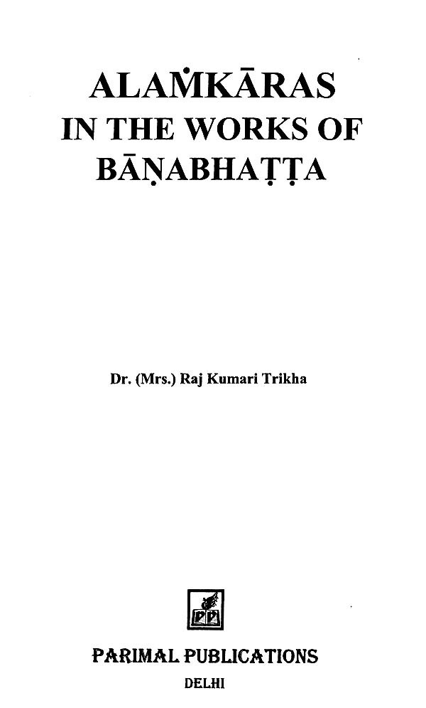Alamkaras in the Works of Banabhatta | Exotic India Art