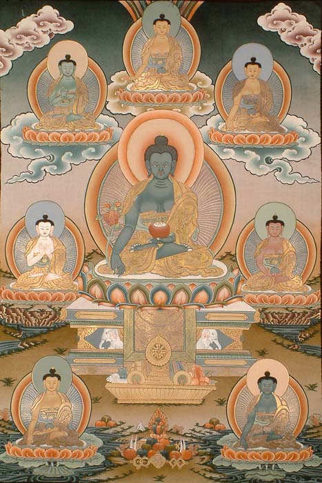 Eight Brothers of the Medicine Buddha | Exotic India Art