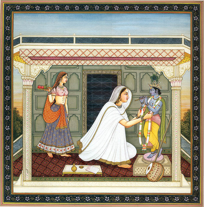 More To Girdhar Gopal Doosra Na Koyi (Mirabai) | Exotic India Art