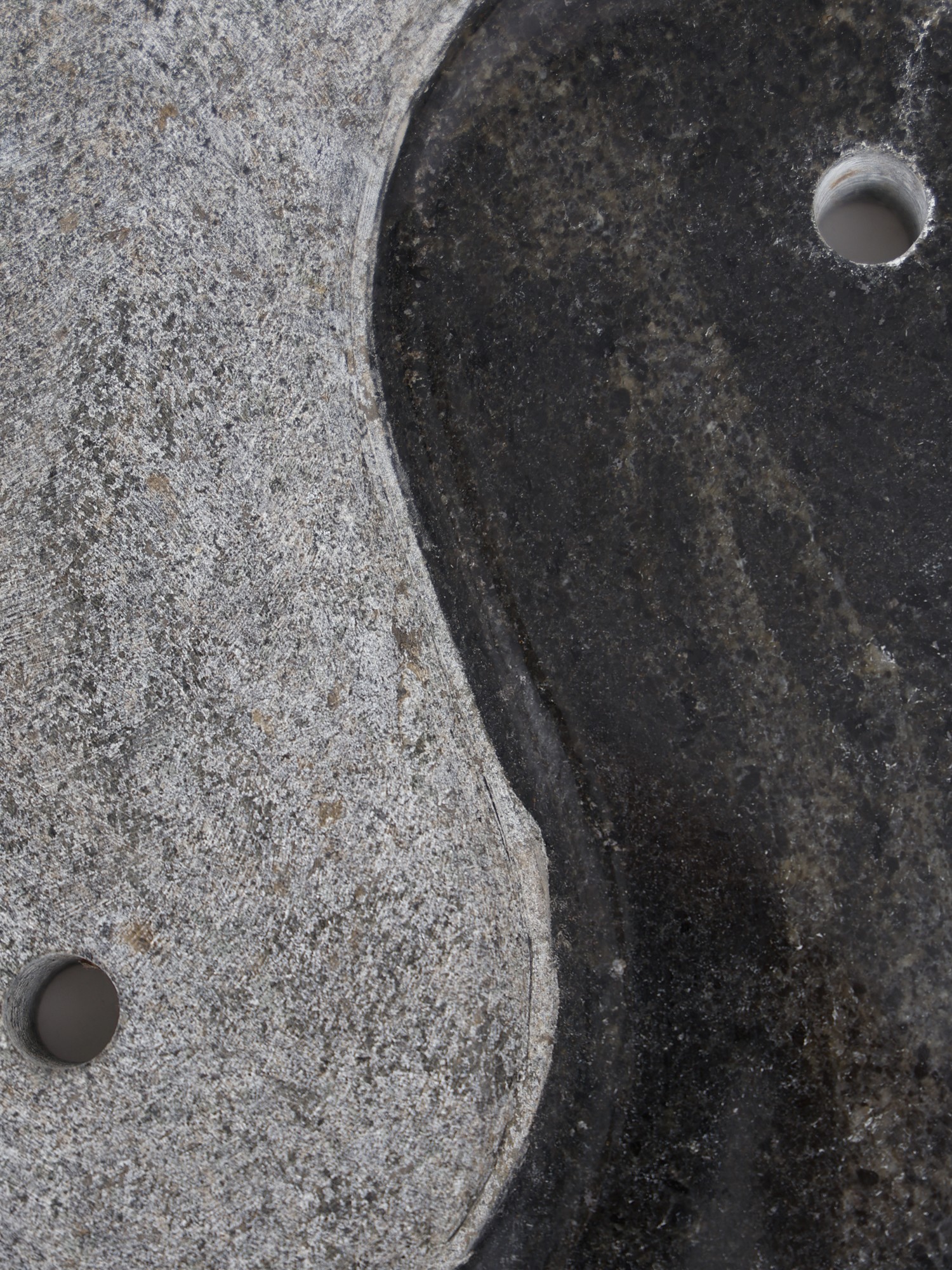 12" Yin Yang | Marble | Exotic India Art