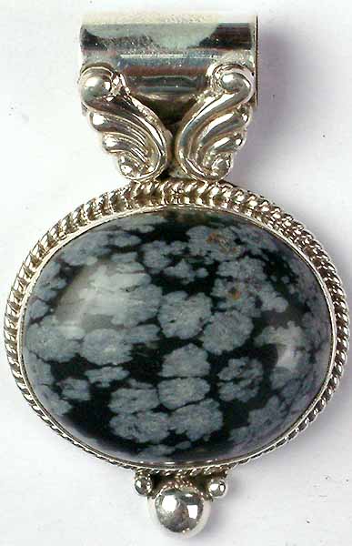 Dalmation Jasper with Wings | Exotic India Art