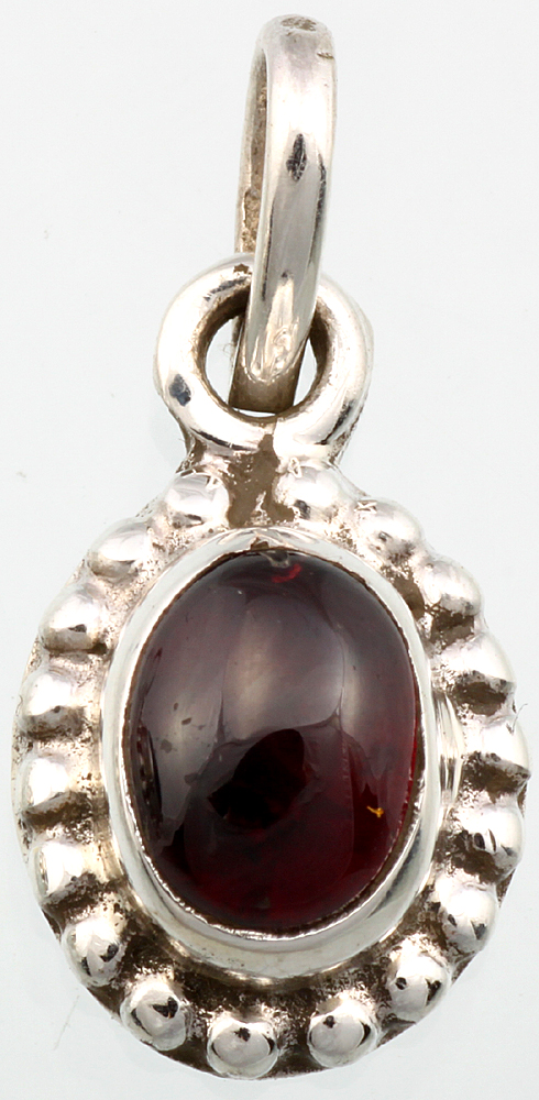 Garnet Small Pendant | Exotic India Art