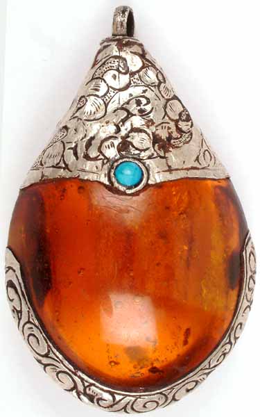 Amber Dust Pendant | Exotic India Art