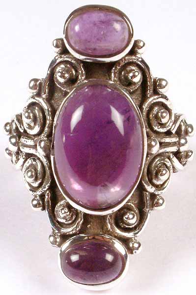 Amethyst Ring | Exotic India Art