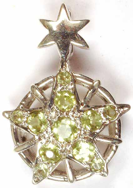 Fine Cut Peridot Star | Exotic India Art