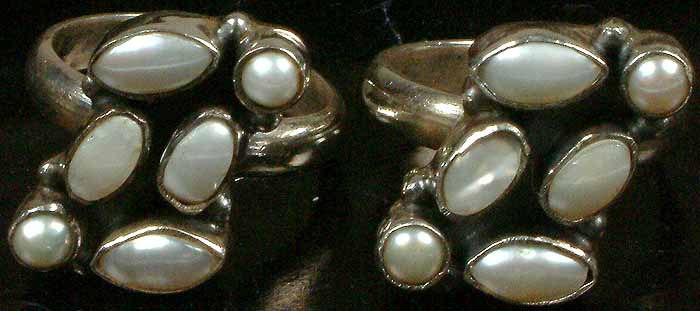 Pearl Toe Rings | Exotic India Art