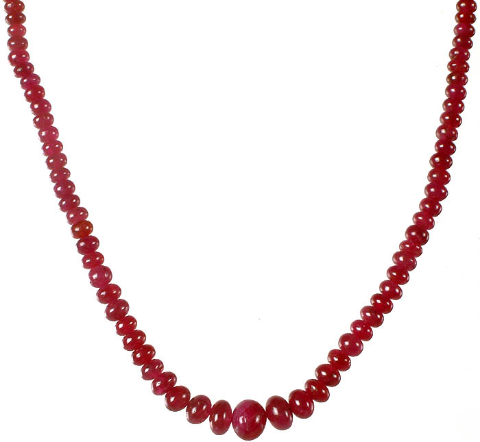 Ruby Plain Buttons | Exotic India Art