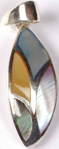 Shell Inlay Pendant | Exotic India Art