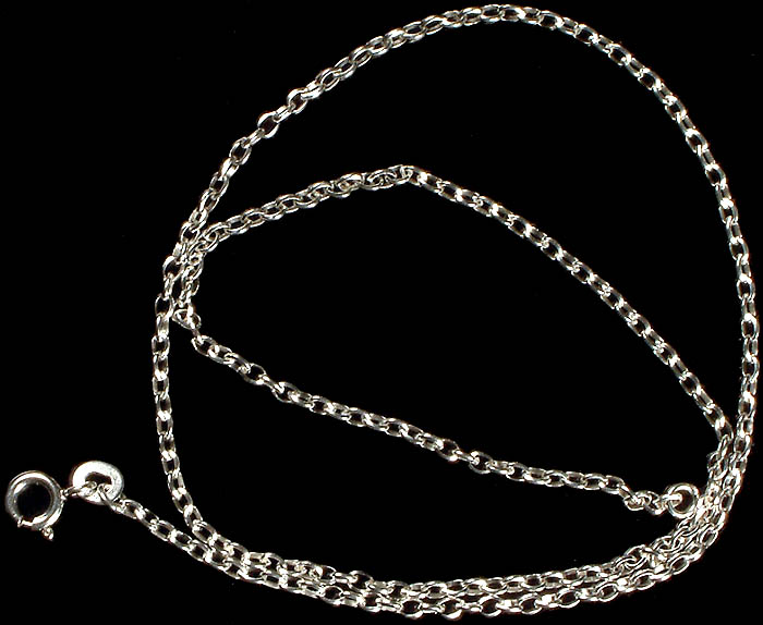 Sterling Fine Chain with Spring Lock to Hang Your Pendant On | Exotic ...