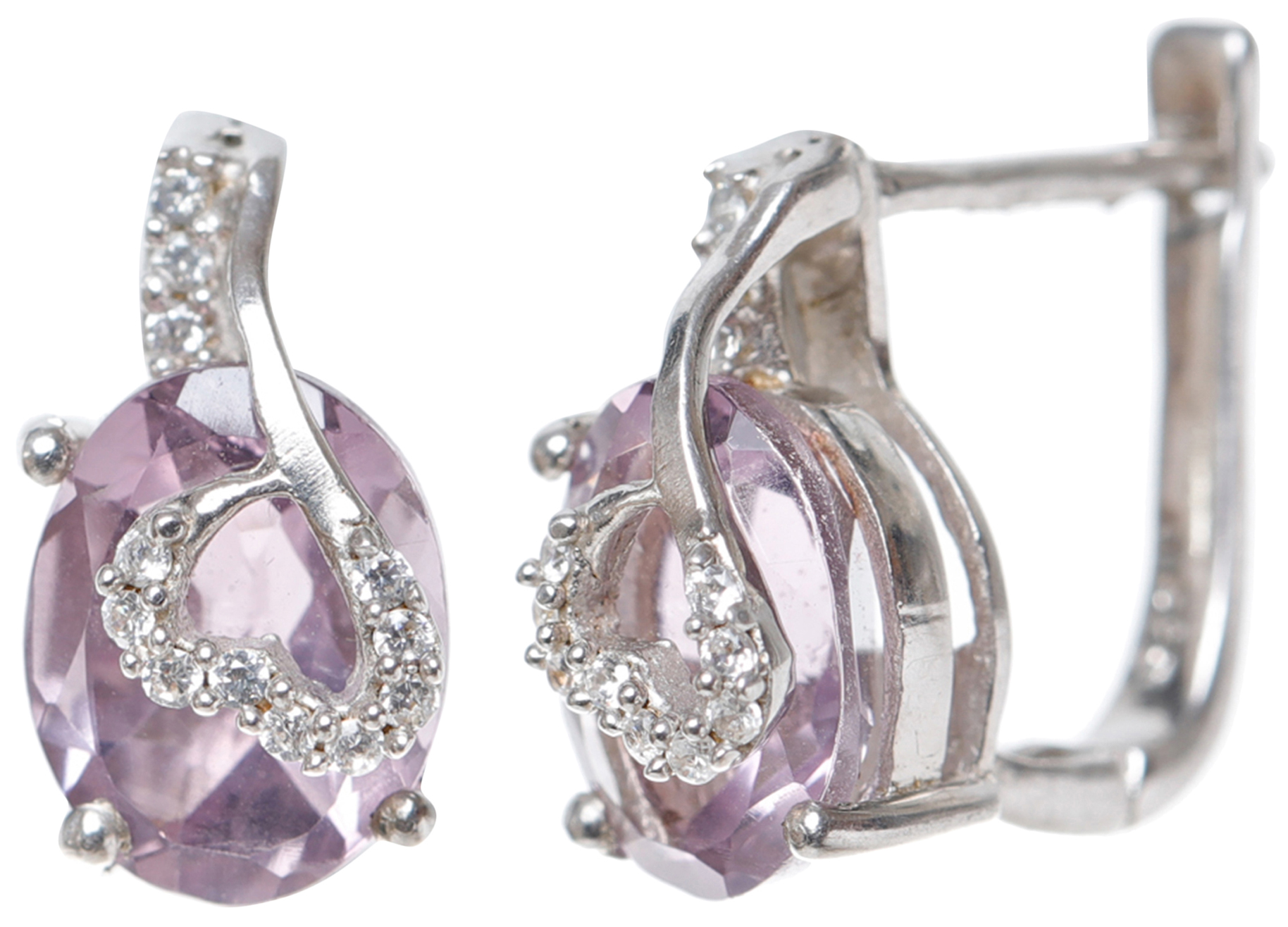 Amethyst Tops with Cubic Zirconia | Exotic India Art