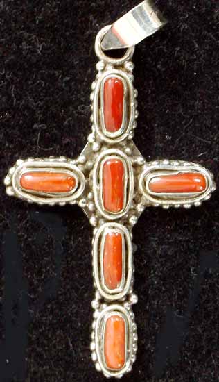 Coral Cross | Exotic India Art