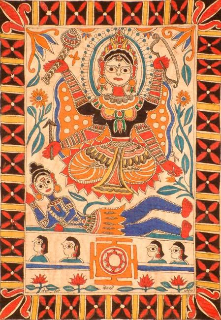 Shodashi - She Who is Lovely in the Three Worlds | Exotic India Art