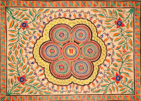 Vishnupada - The Lotus Feet of Lord Vishnu | Exotic India Art