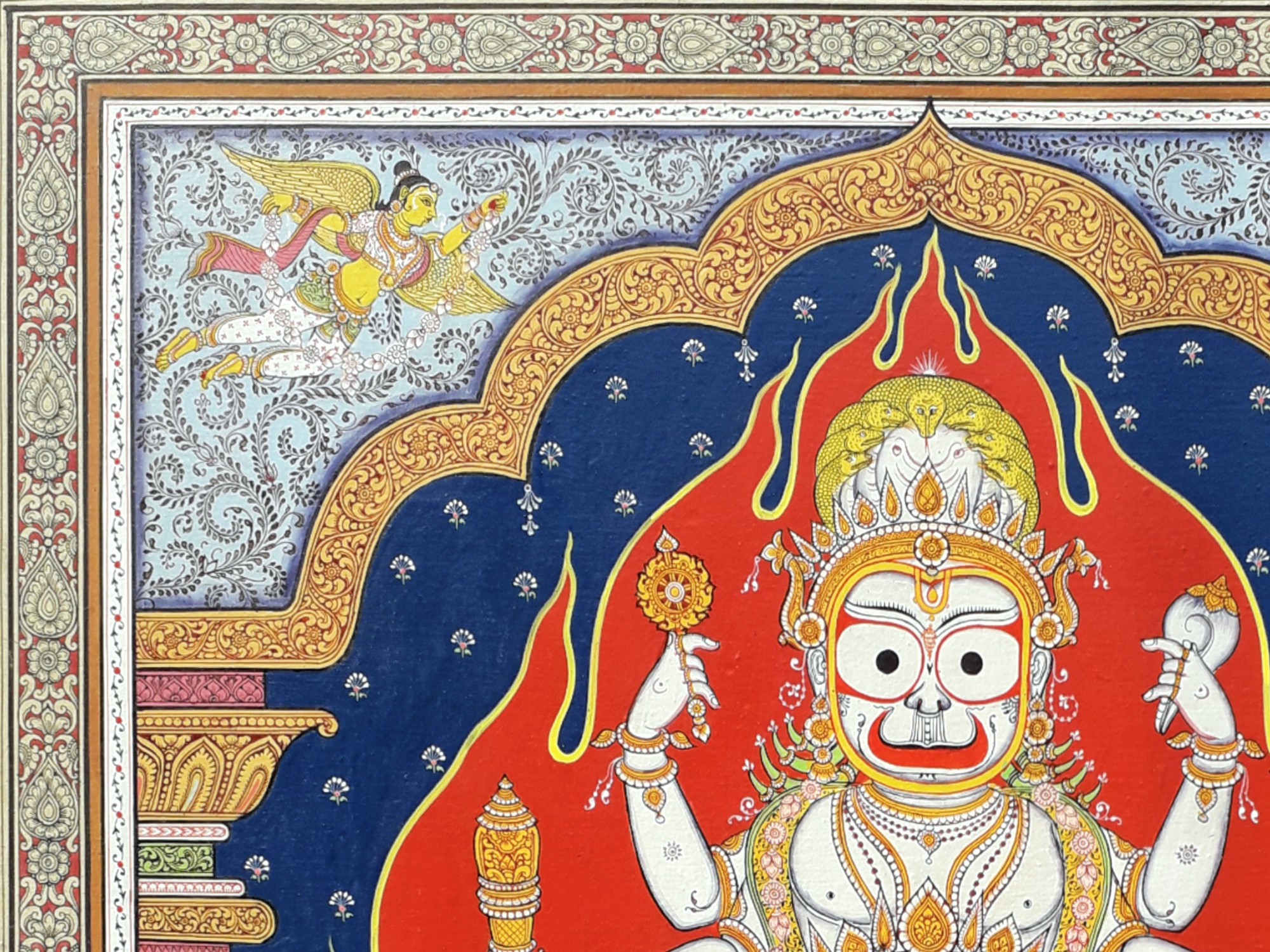 Trinity of Balarama Subhadra Krishna at The Temple of Jagannatha | By ...