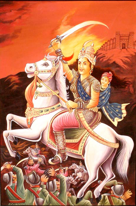 The Rebel Queen of Jhansi | Exotic India Art