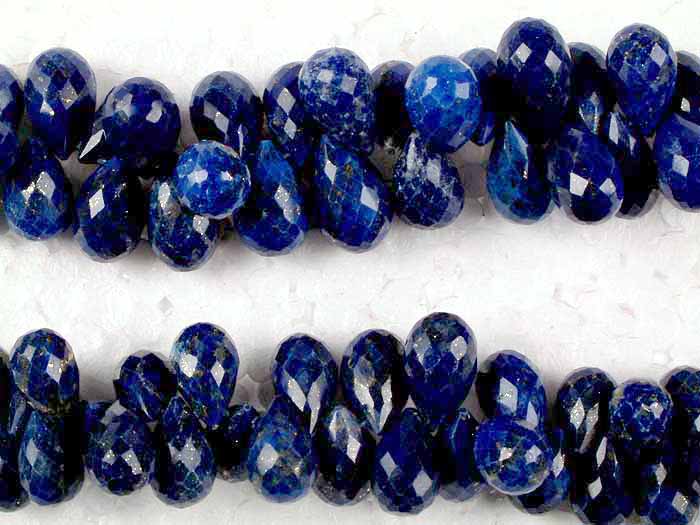 Israel Cut Fine Lapis Lazuli Drops | Exotic India Art
