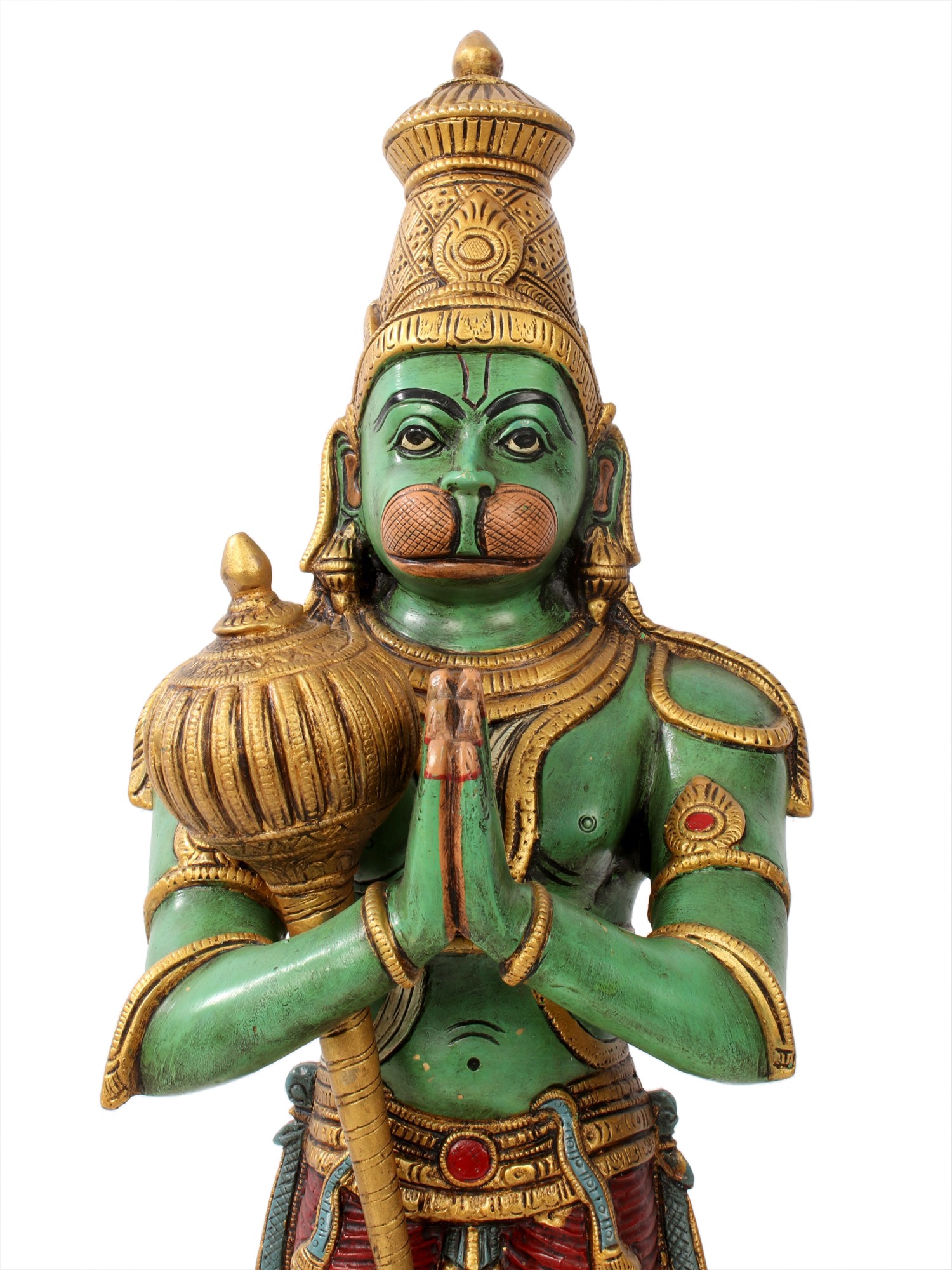 21'' Lord Hanuman In Anjali Mudra | Brass | Exotic India Art