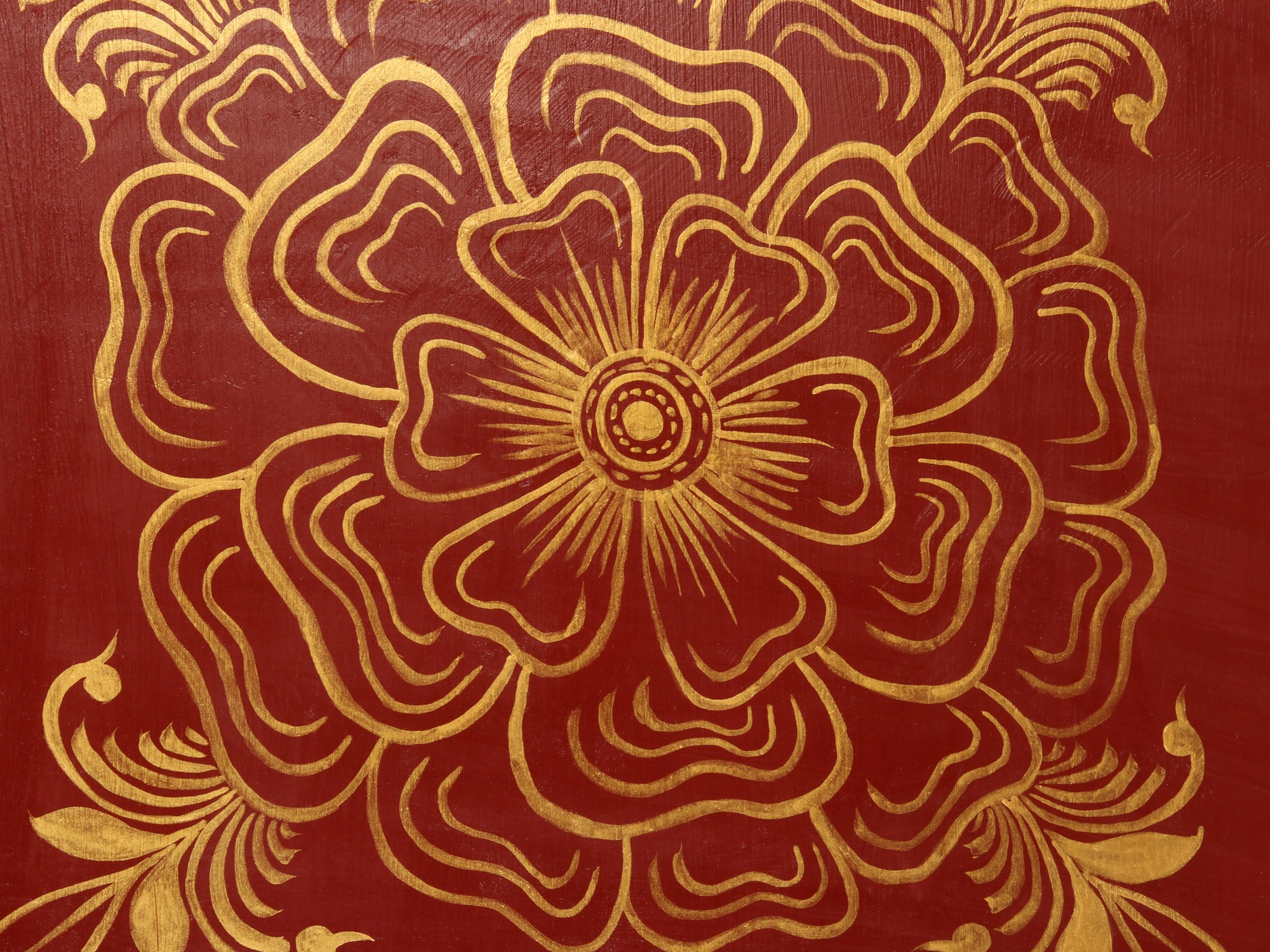 78" Super Large Designer Cow Panel in Marble | Exotic India Art