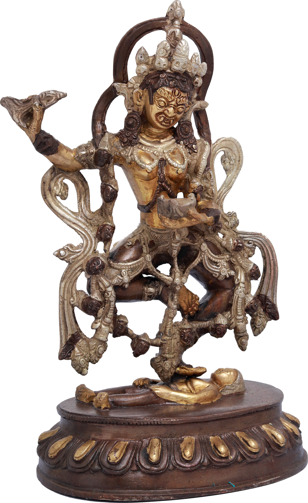 12" Tibetan Buddhist Deity- Vajra Dakini Brass Statue | Handmade | Made ...