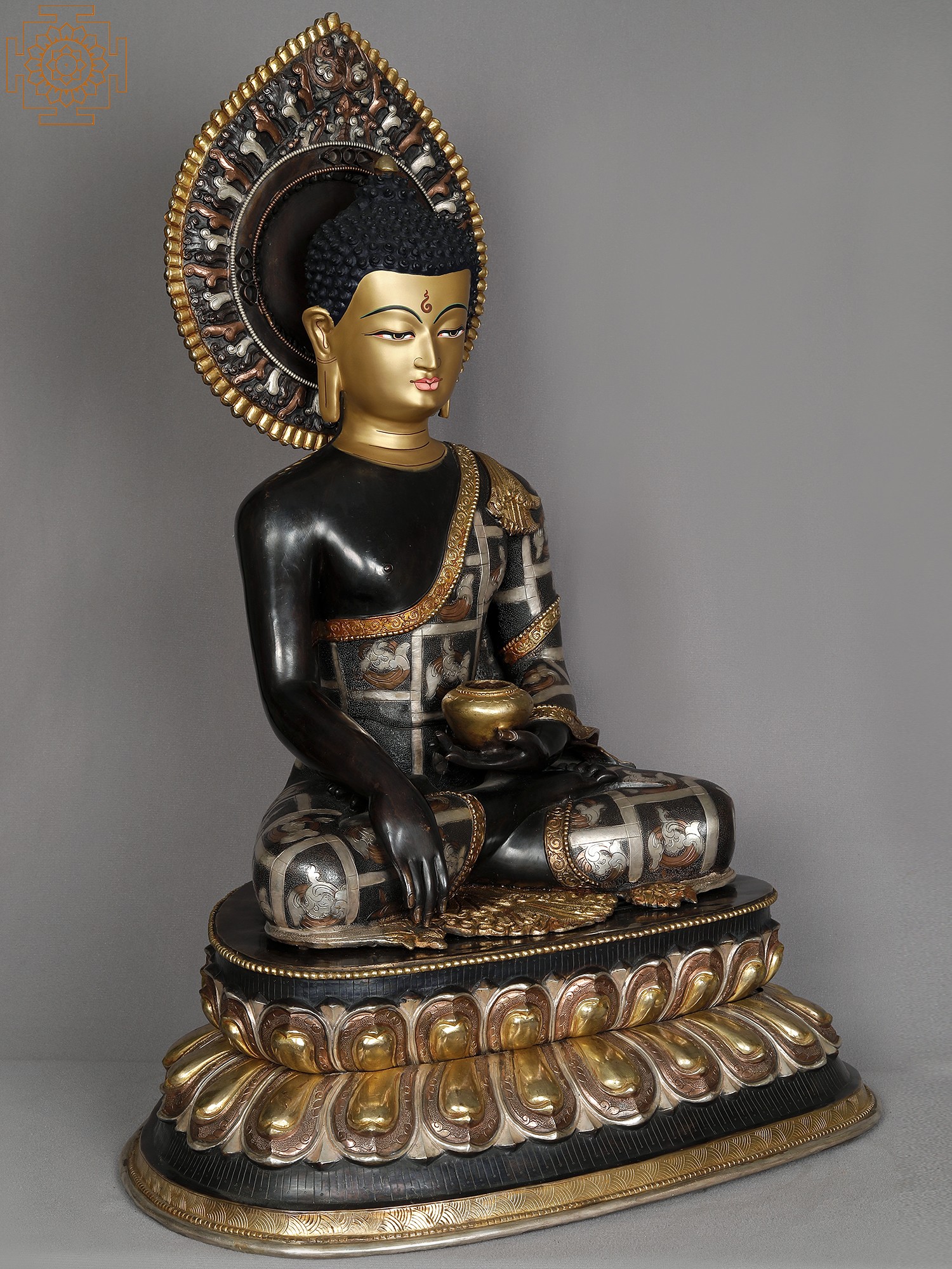 24" Large Shakyamuni Buddha Statue From Nepal | Exotic India Art