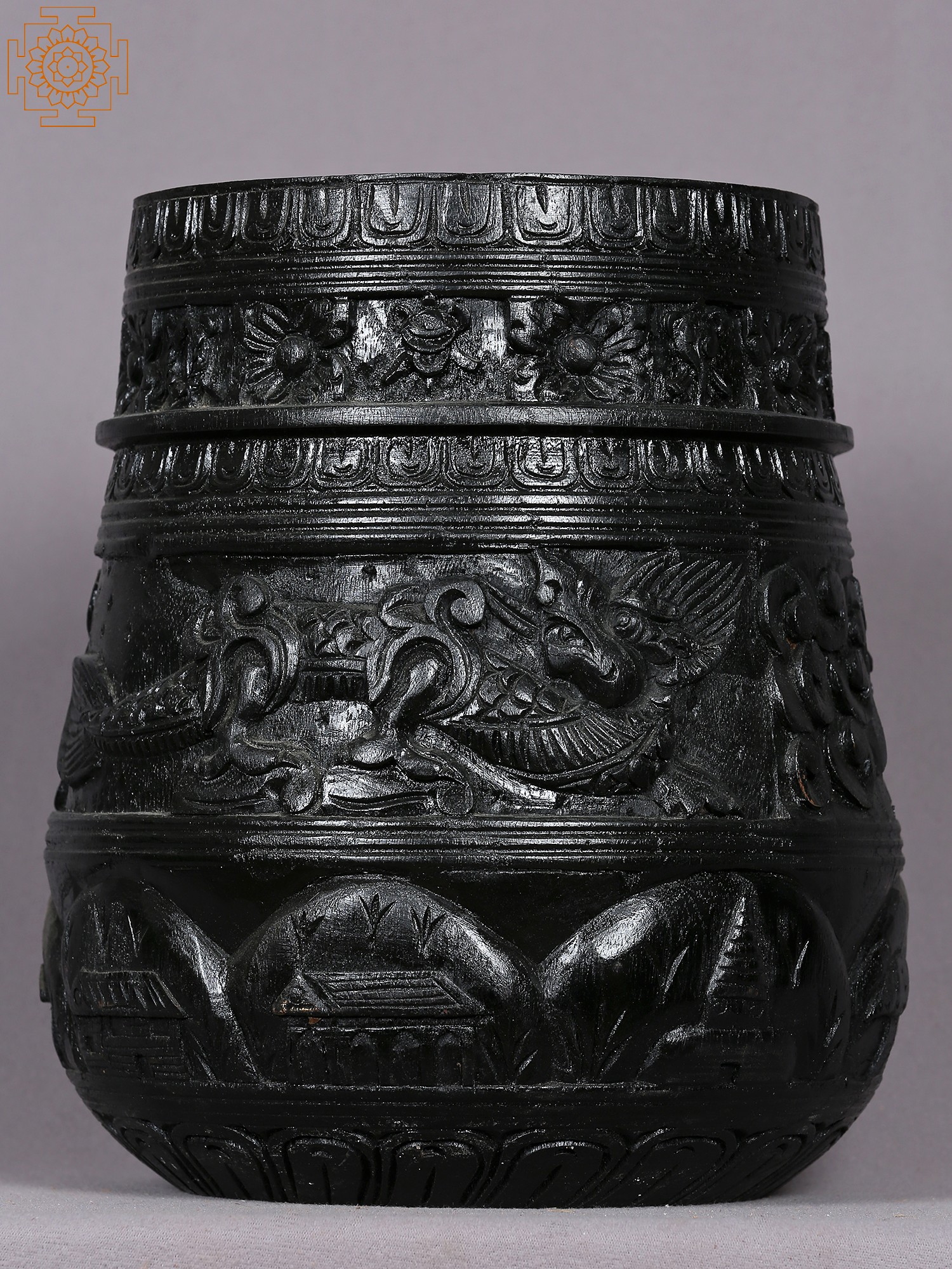 10" Wooden Pathi | Exotic India Art