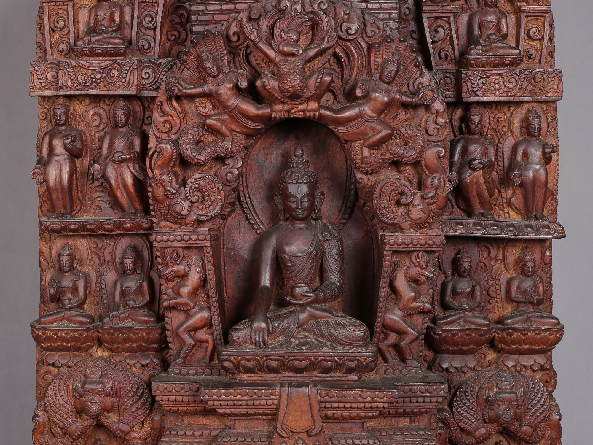 31'' Large Religious Life Of Buddha | Nepalese Handicrafts | Exotic ...