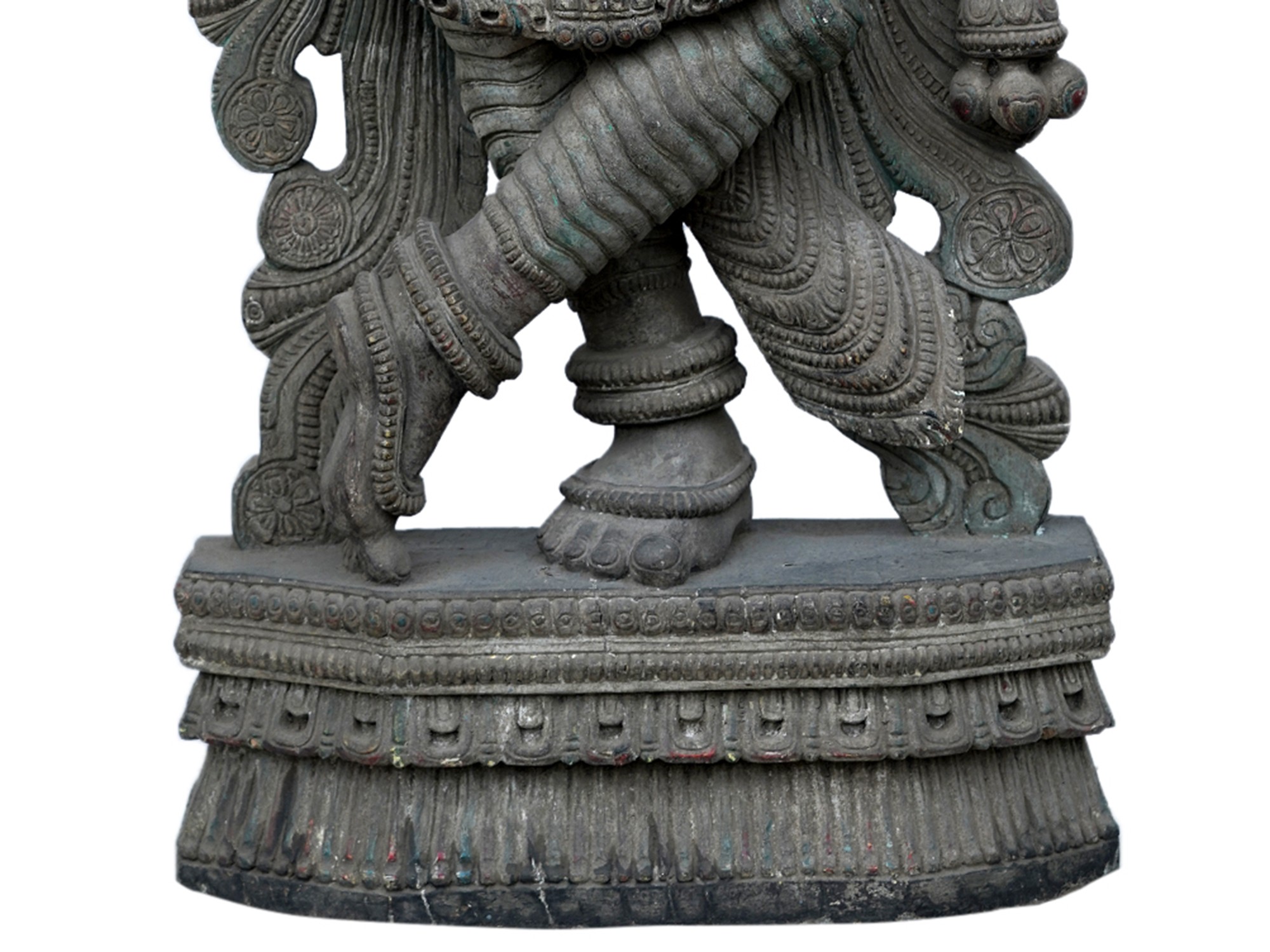 48" Large Apsra Playing Music Instrument | Woodend Statue | Exotic ...