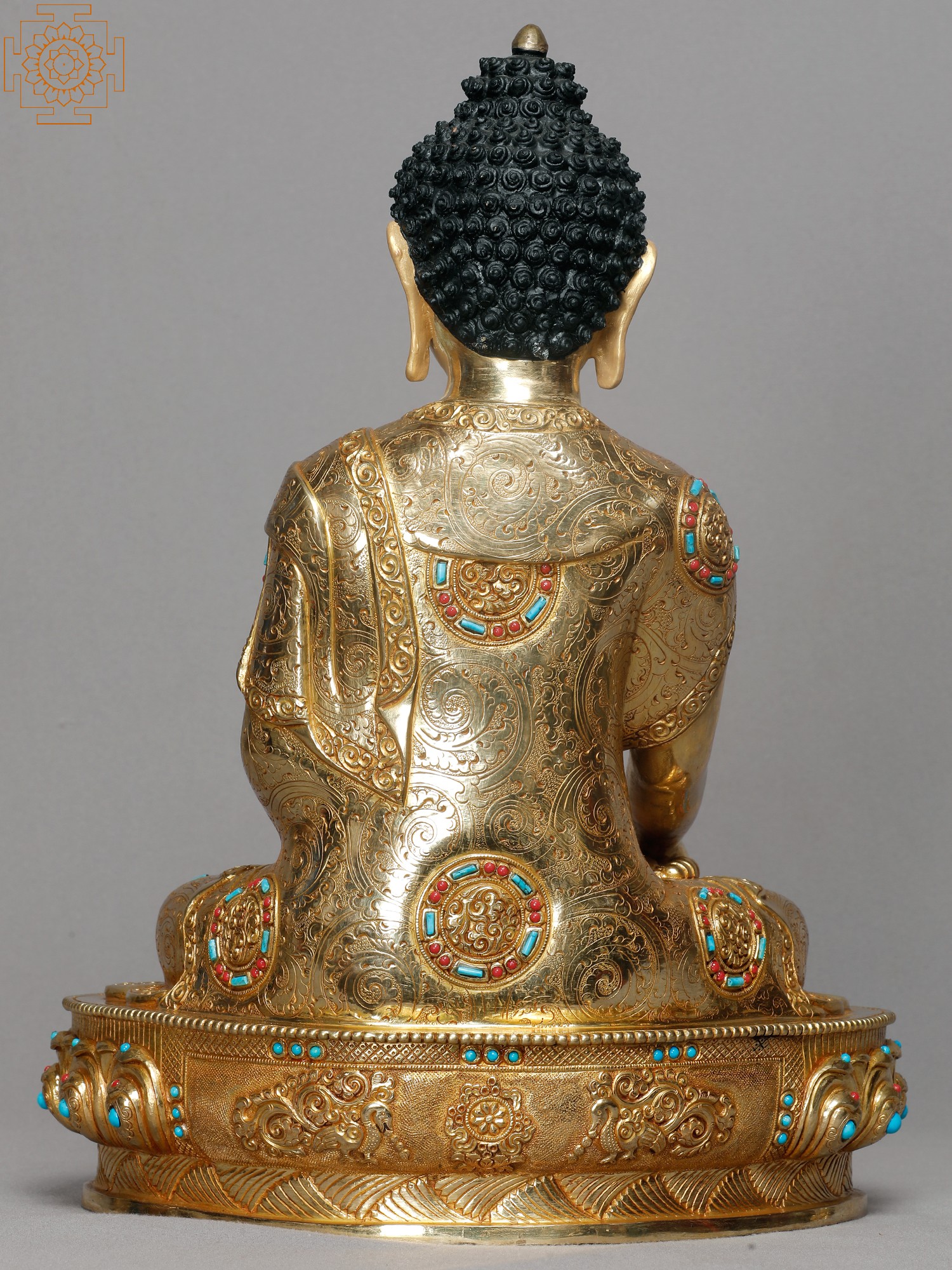14" Copper Shakyamuni Buddha From Nepal | Exotic India Art