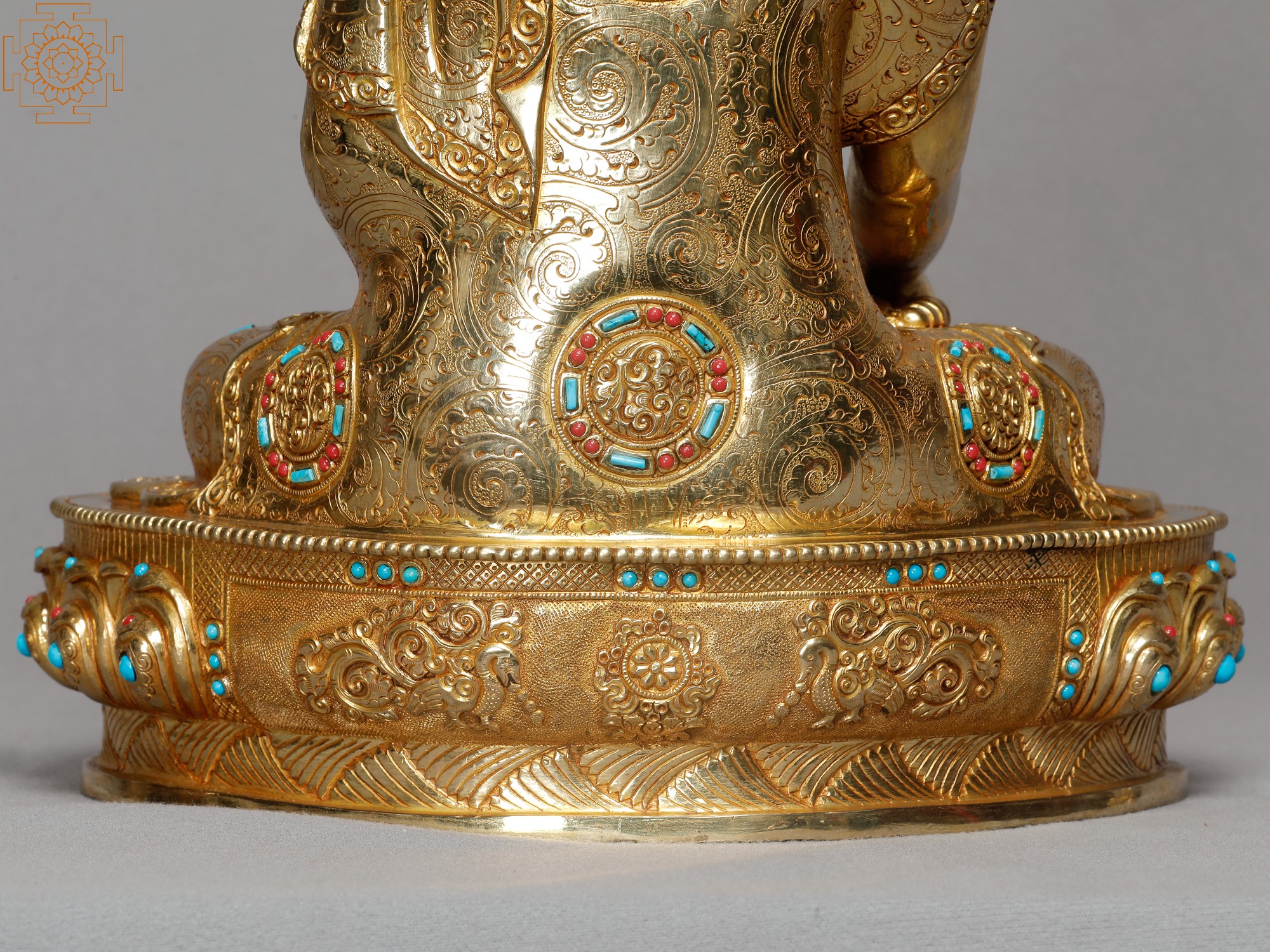 14" Copper Shakyamuni Buddha From Nepal | Exotic India Art