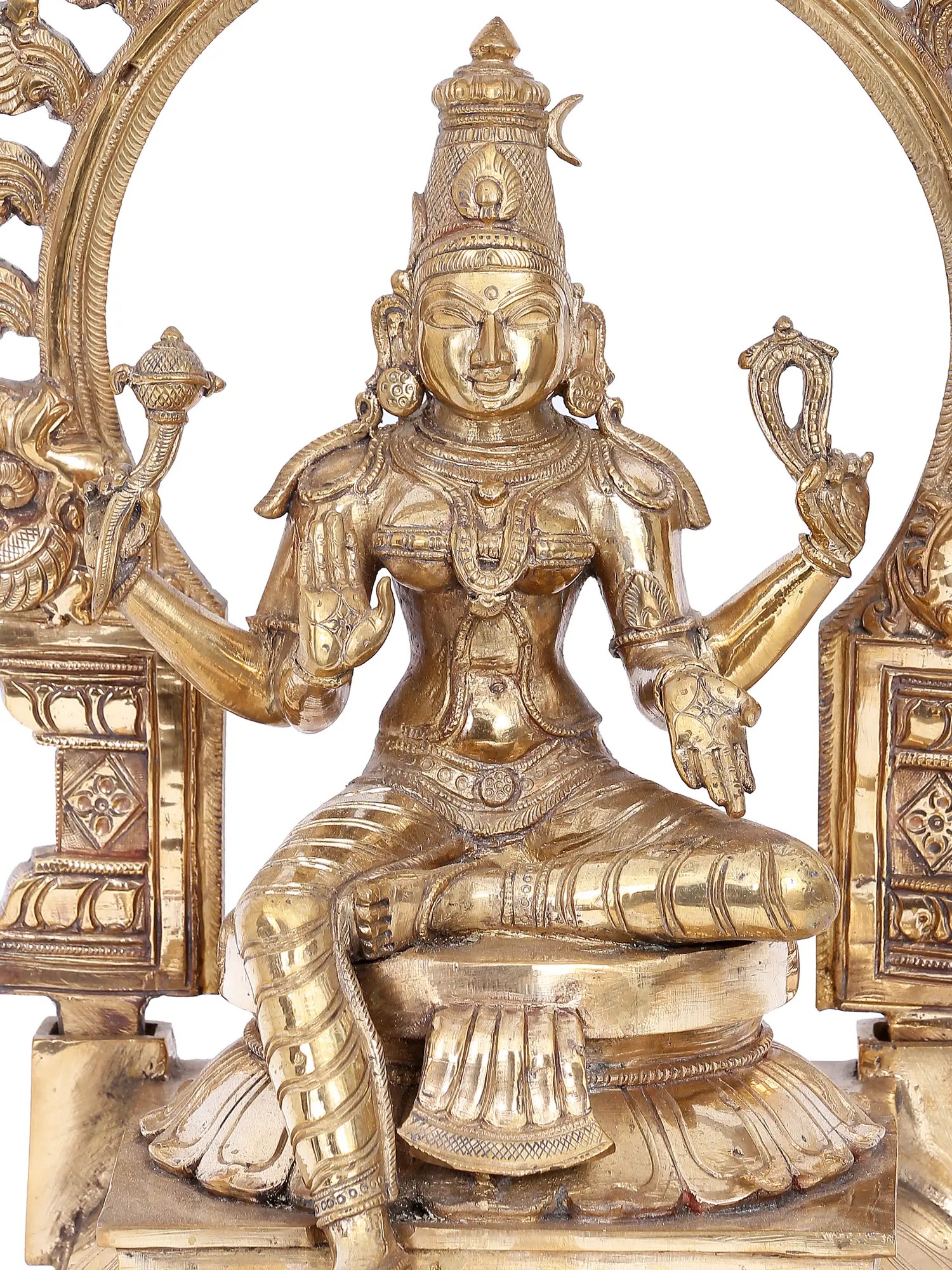 12.5'' Goddess Bhuvaneshvari | Madhuchista Vidhana (Lost-Wax ...