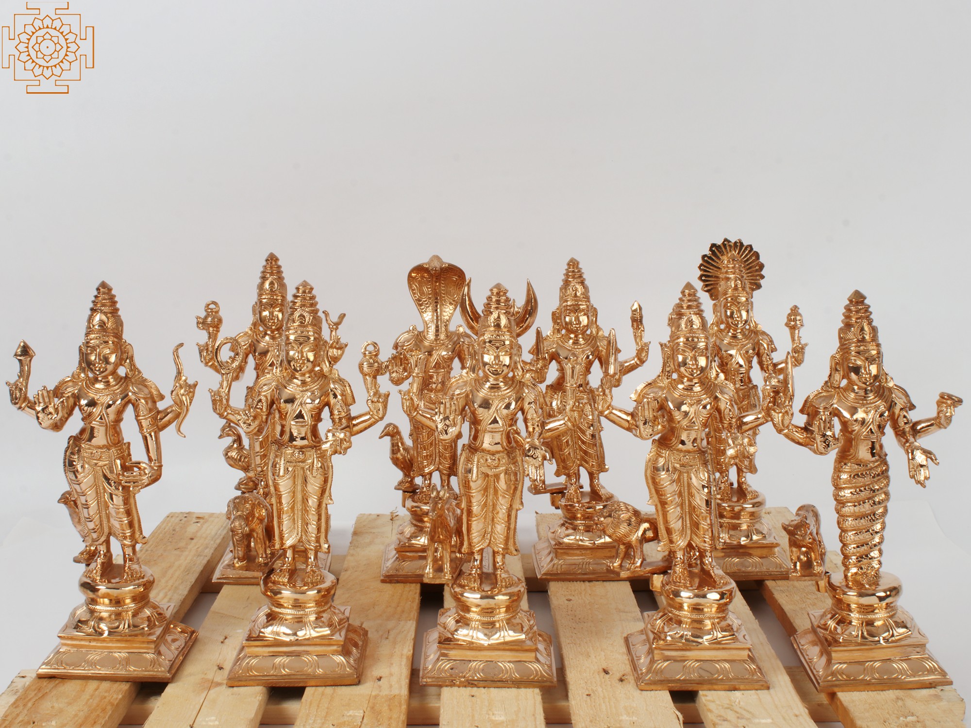 Navagraha With Vahana Set | Bronze Statue | Made In India | Exotic ...