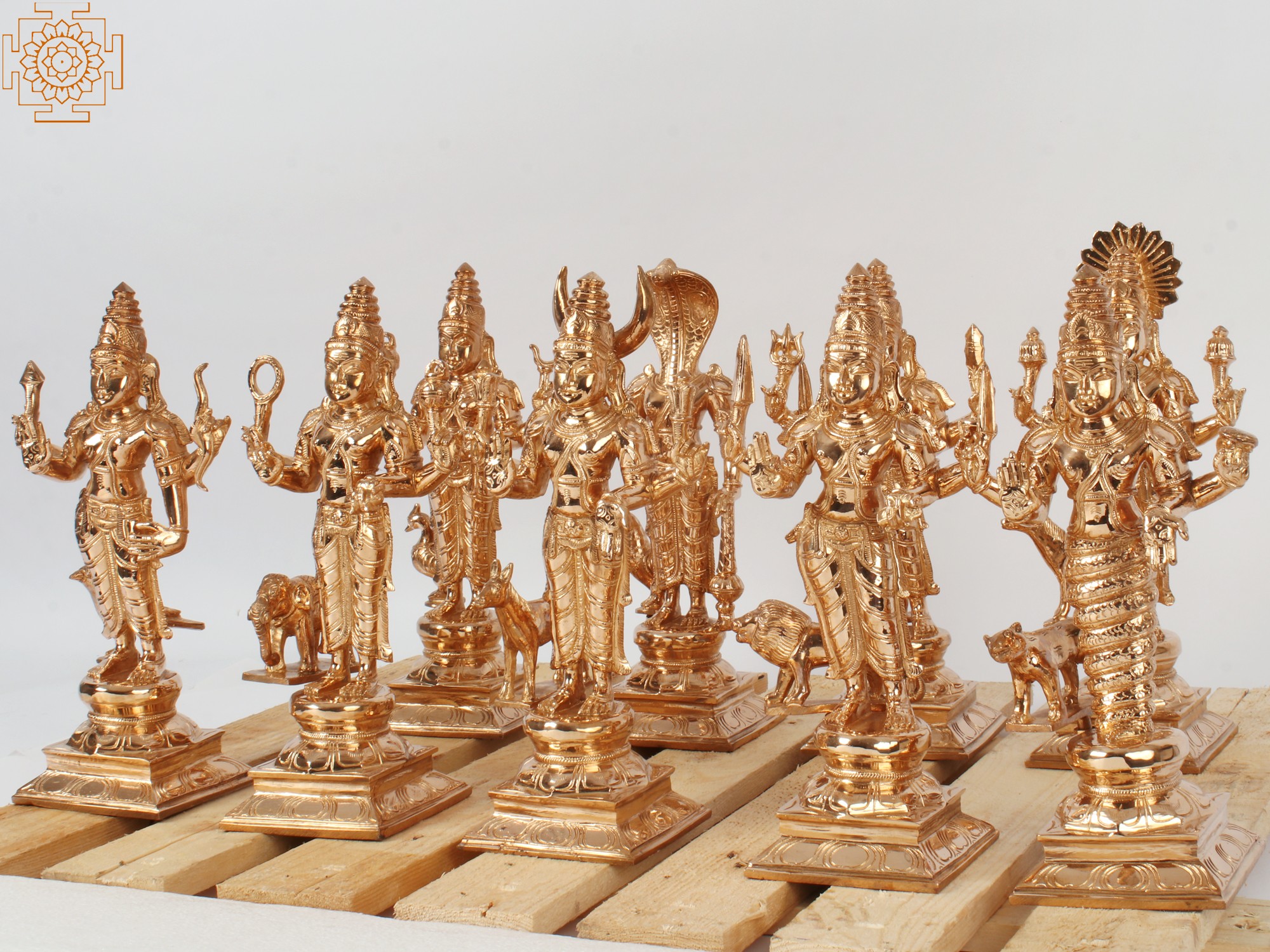 Navagraha With Vahana Set | Bronze Statue | Made In India | Exotic ...