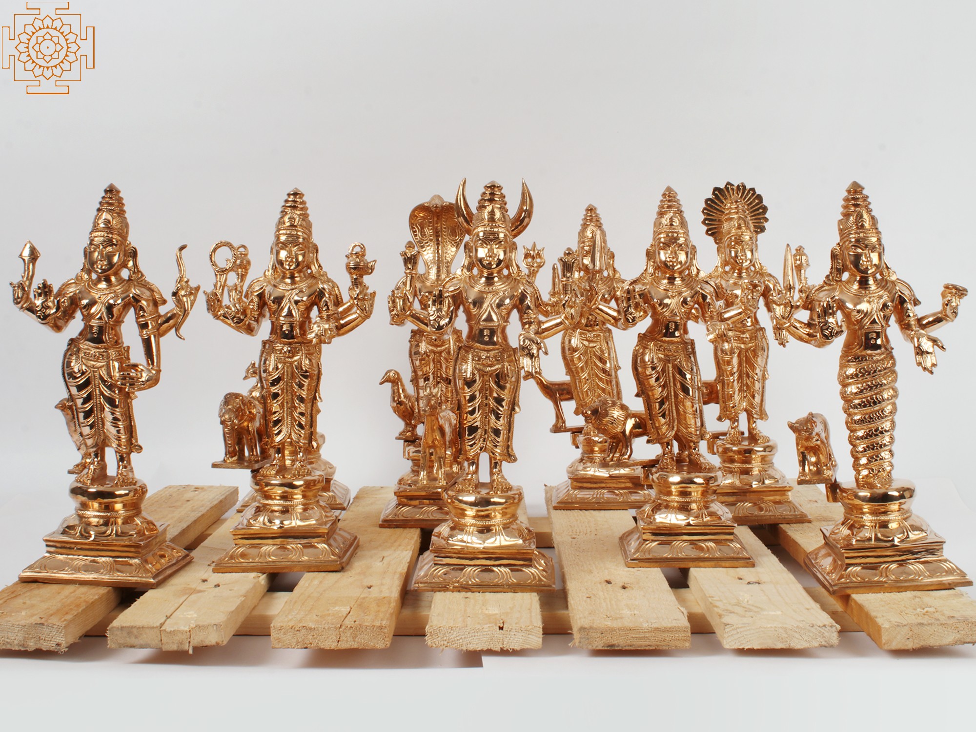 Navagraha With Vahana Set | Bronze Statue | Made In India | Exotic ...