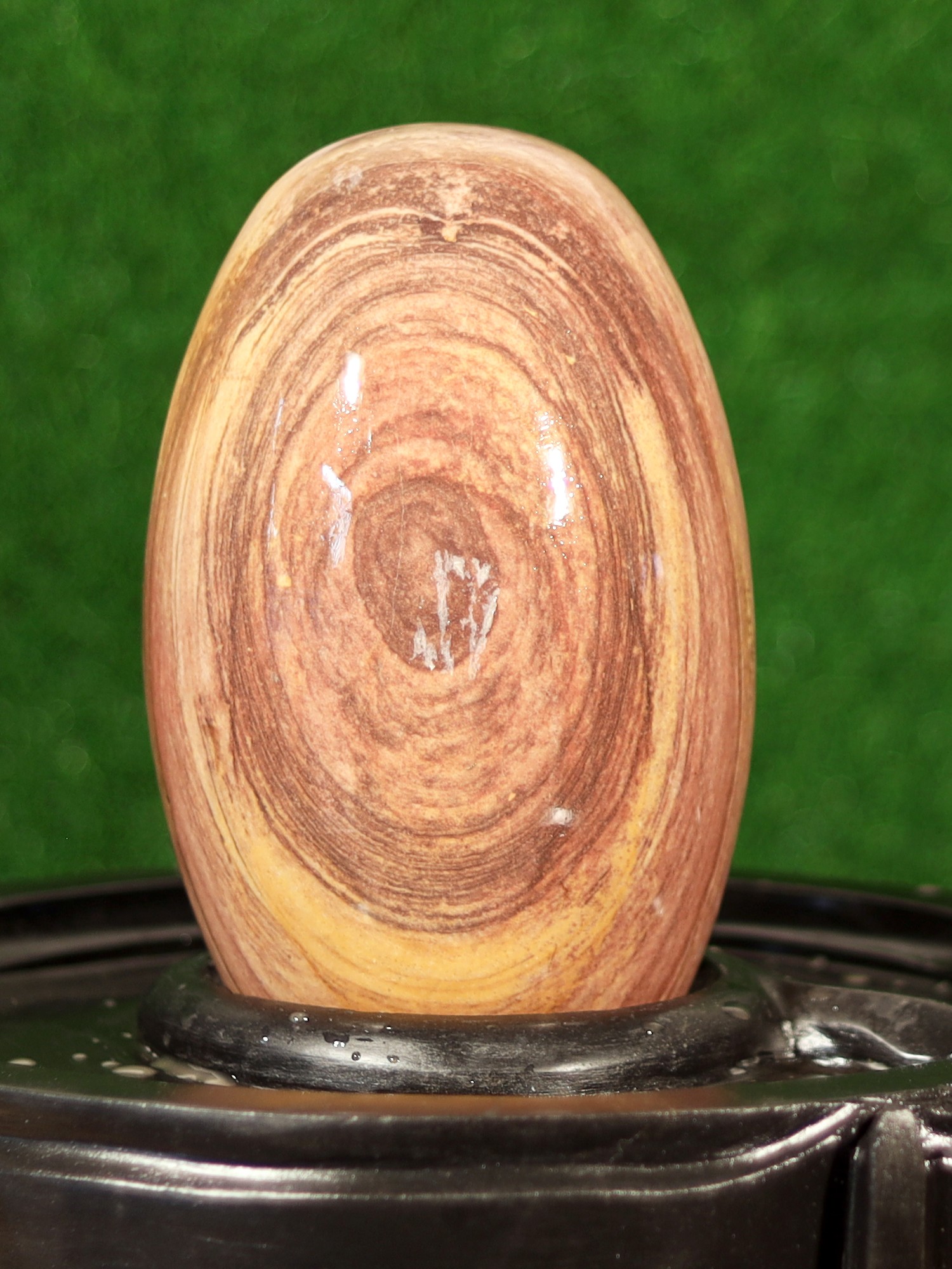 Turmeric Shade Linga | Narmada River Shiva Lingam Stone Statue | Exotic ...