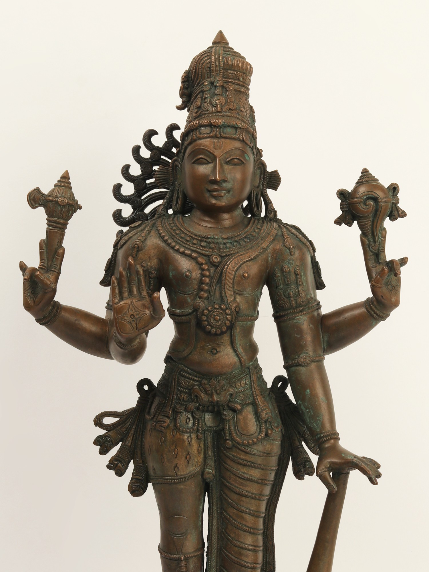 21" Bronze Hari-Hara Statue | The Deity Who is Both Shiva and Vishnu ...