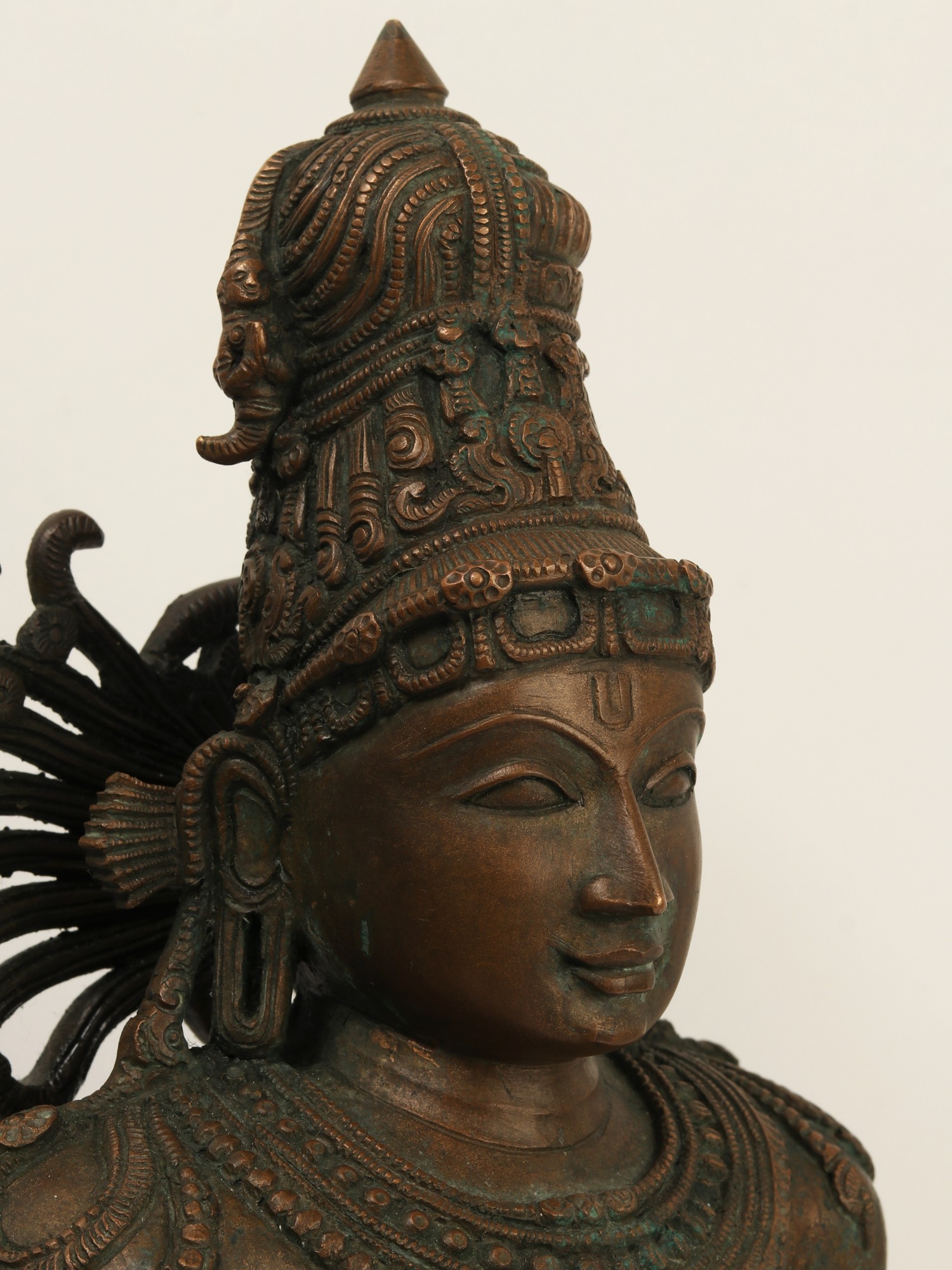 21" Brass Hari-Hara Statue | The Deity Who is Both Shiva and Vishnu ...