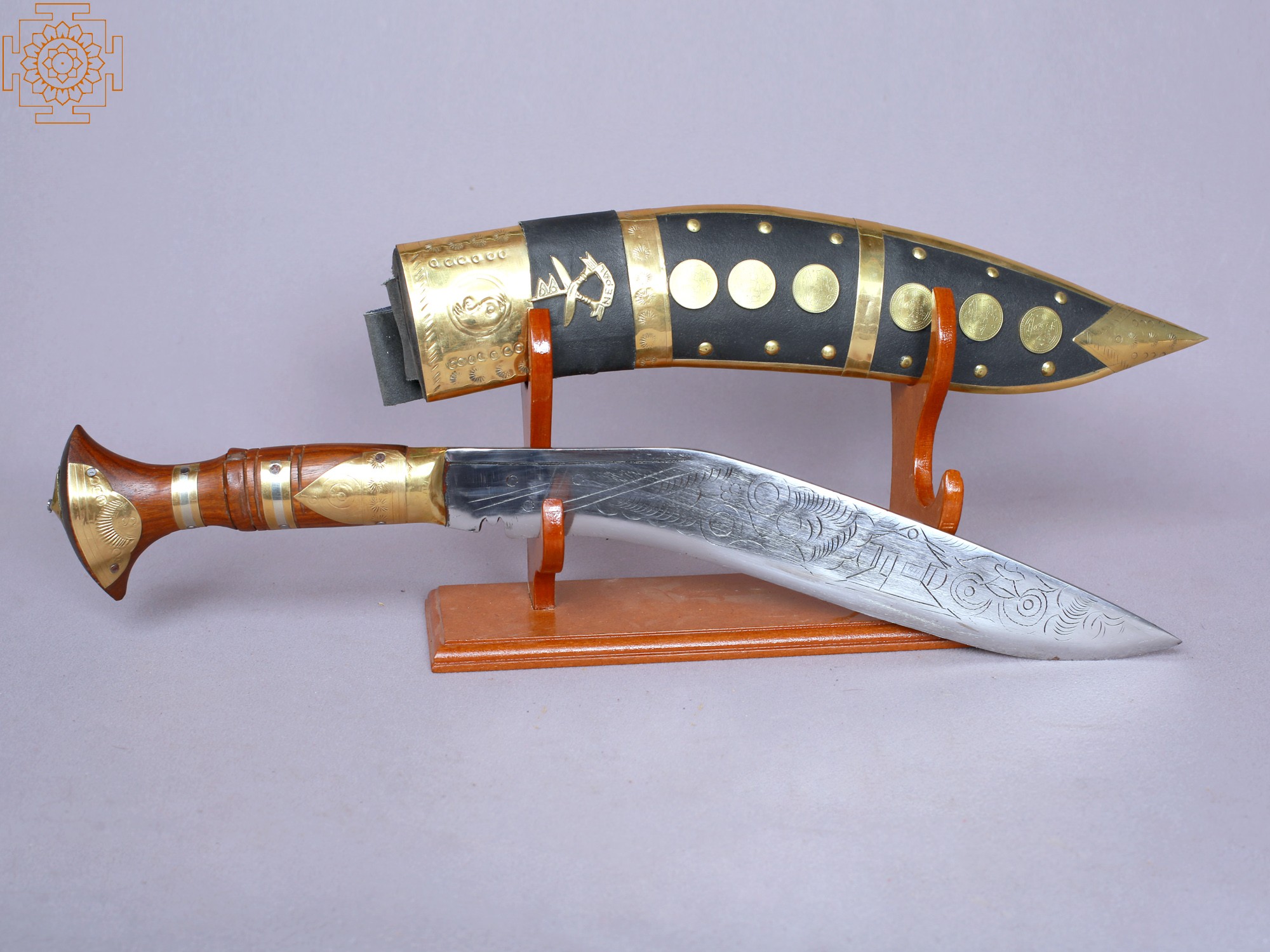 18" Sirupate Coin (L) Khukuri From Nepal | Exotic India Art